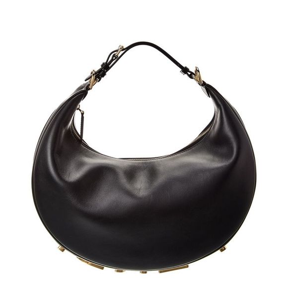 Fendi | Bags | Fendi Fendigraphy Medium Leather Hobo Bag | Poshmark